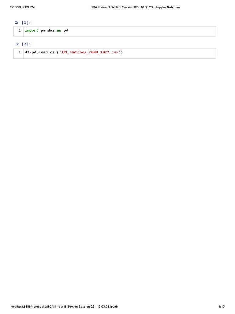 Data Analytics Part 3 | PDF | Cricket | Summer Sports
