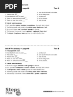 Angielski Klasa 7 Unit 4 | PDF