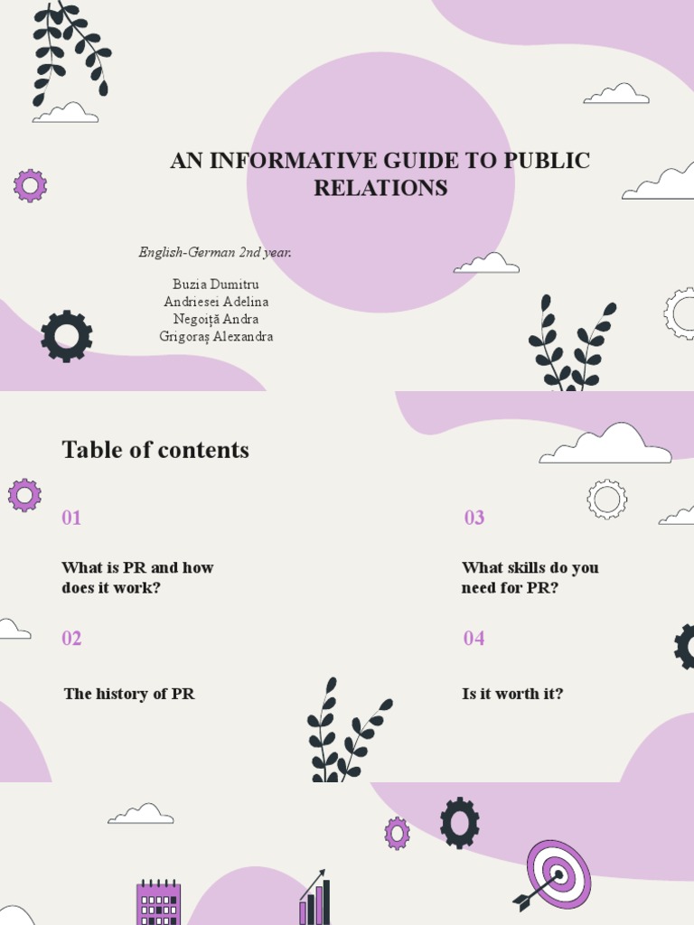 An Informative Guide to the Skills and Ethics of Public Relations ...