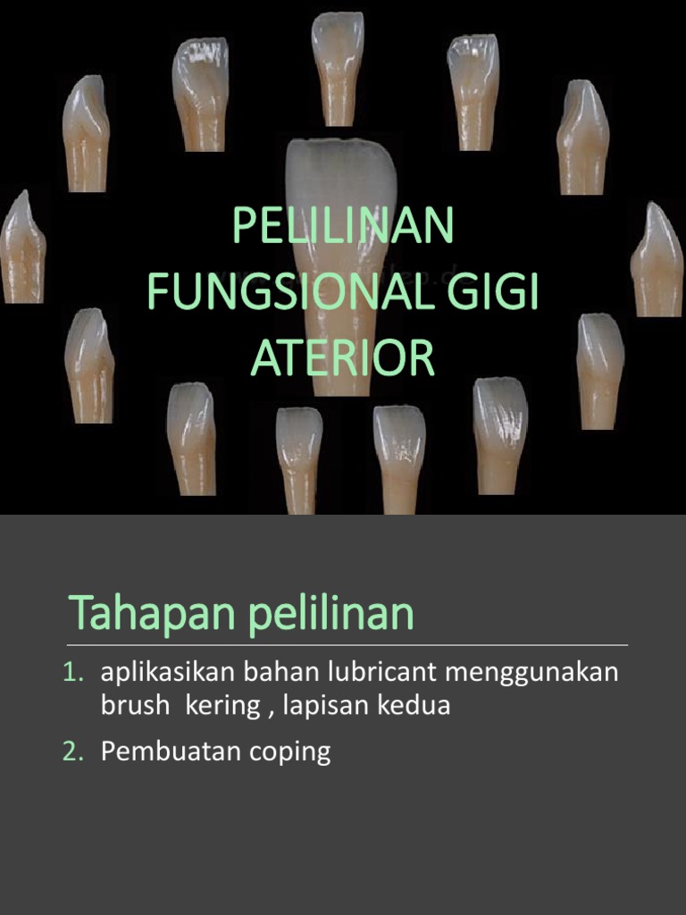 Pelilinan Fungsional Gigi Anterior | PDF