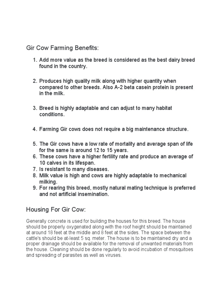 Geer Cow | PDF | Cattle | Milk