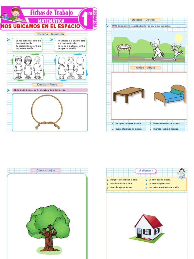 Ubicación en El Espacio para Primer Grado de Primaria | PDF ...