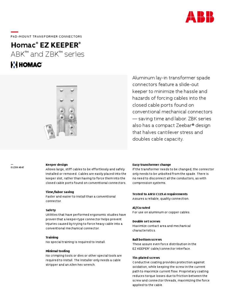 7TKK001662 - ABK & ZBK Series - DGT | PDF | Electrical Connector ...
