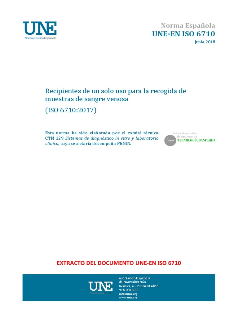(EX)UNE-EN_ISO_6710=2018 (1) | PDF