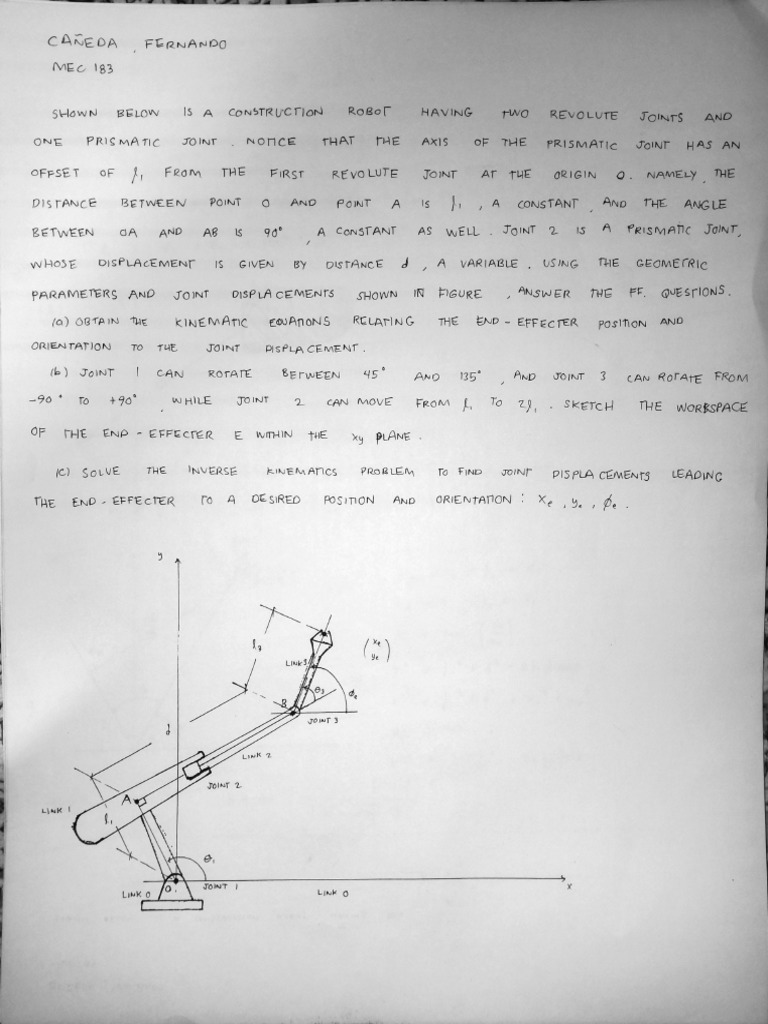 MEC183 Robotics | PDF