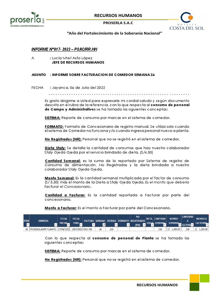 Informe 017 | PDF
