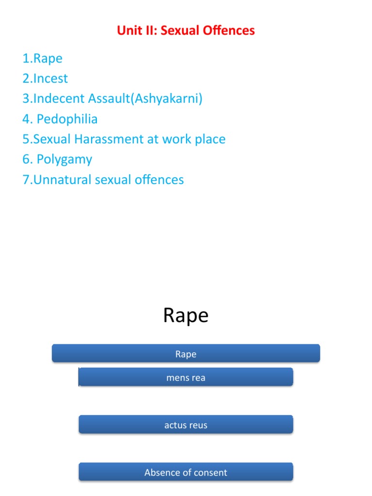 Understanding Sexual Offences | PDF