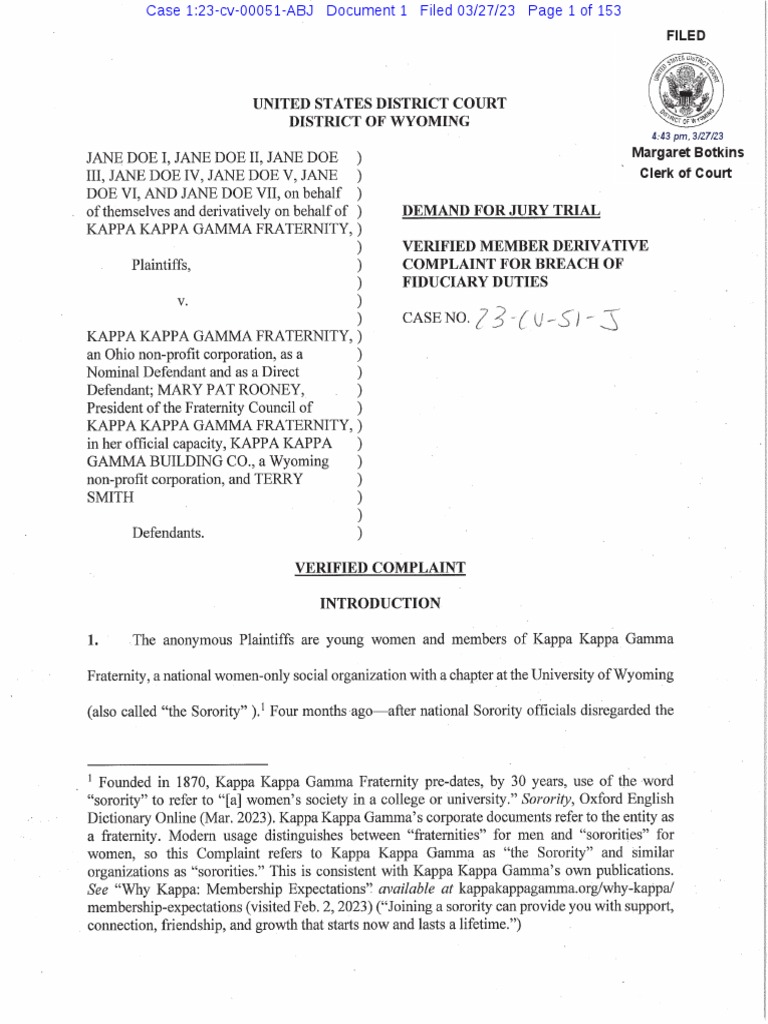 Verified Complaint and Attachments | PDF | Justice | Crime & Violence