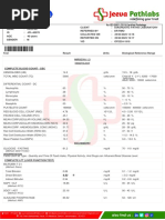 Blood Test Report | PDF | Medical Specialties | Clinical Medicine