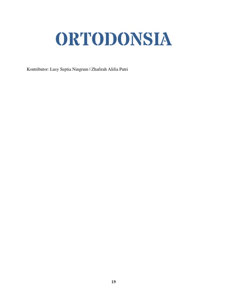 Diagnosa Maloklusi dan Rotasi Gigi | PDF