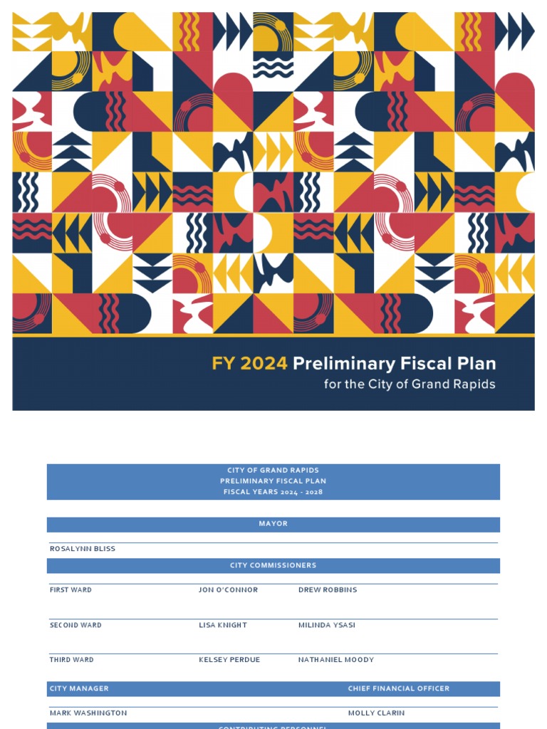 FY24 Preliminary Fiscal Plan | PDF | Fiscal Policy | Strategic Planning