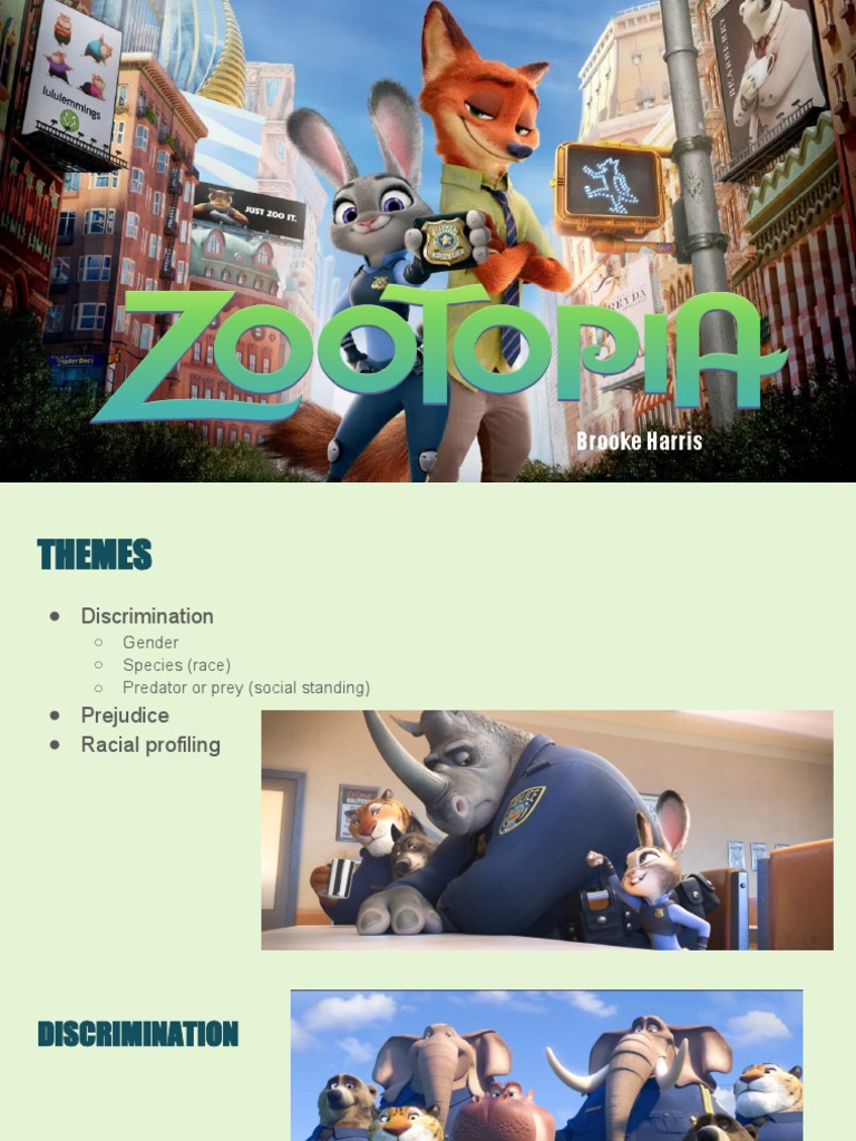Zootopia Analysis | PDF | Rabbit | Bias