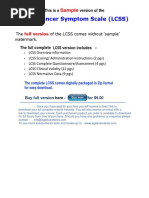 Karnofsky/Lansky Performance Status | PDF