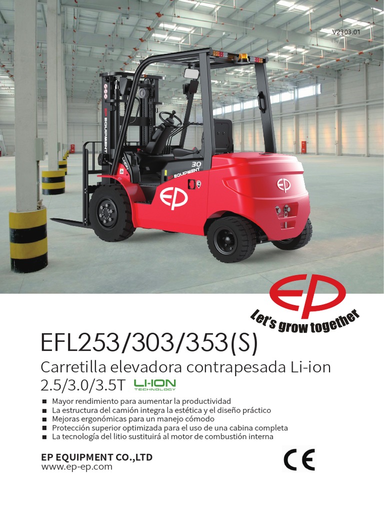 Efl253 303 353s Ficha Tecnica | PDF | Máquina elevadora | Camión