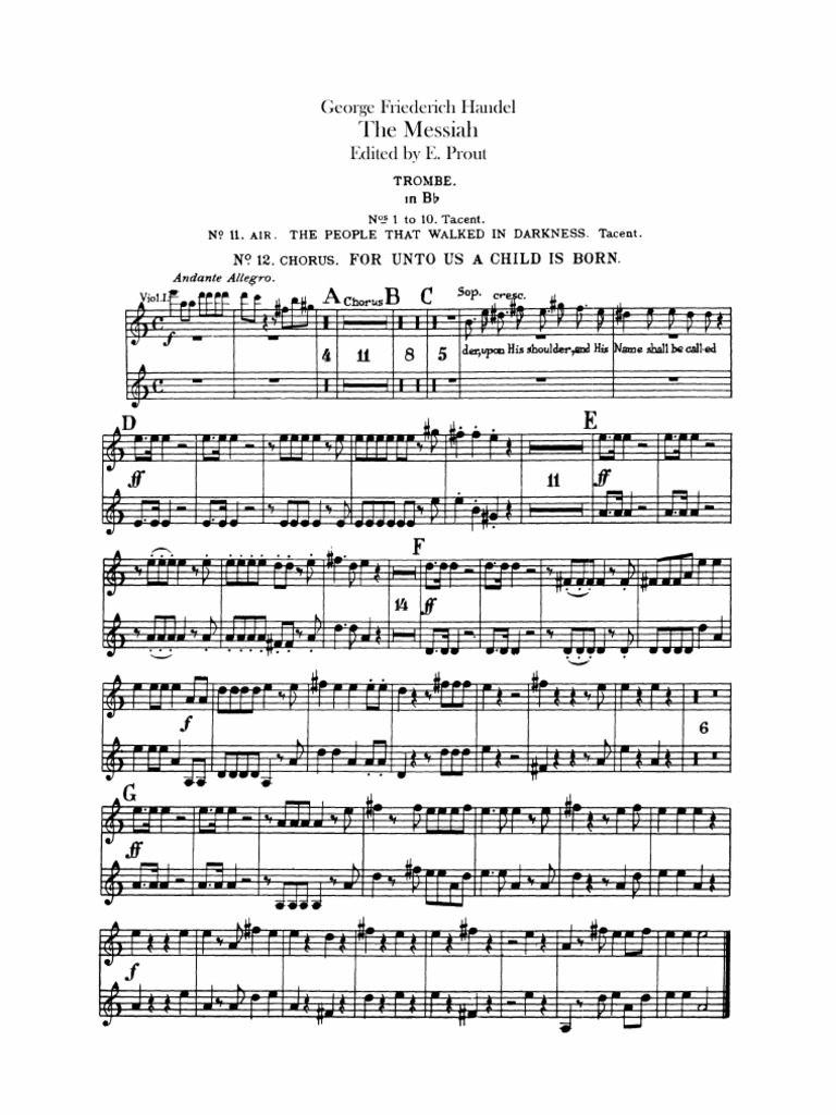 Messiah (Trumpet) | PDF
