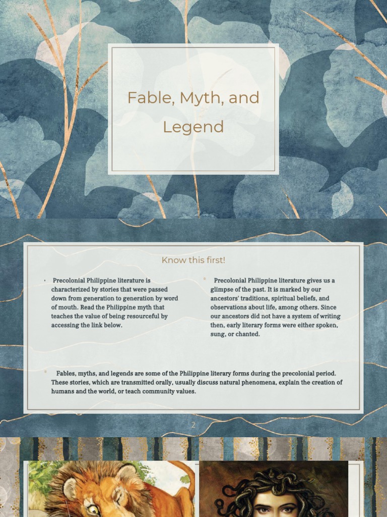 Myths, Fables | PDF | Legends | Fable