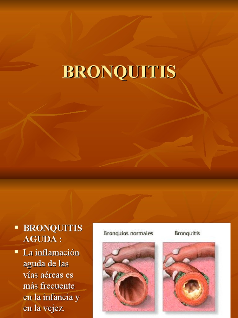 Bronquitis | PDF | Bronquitis | Neumonía