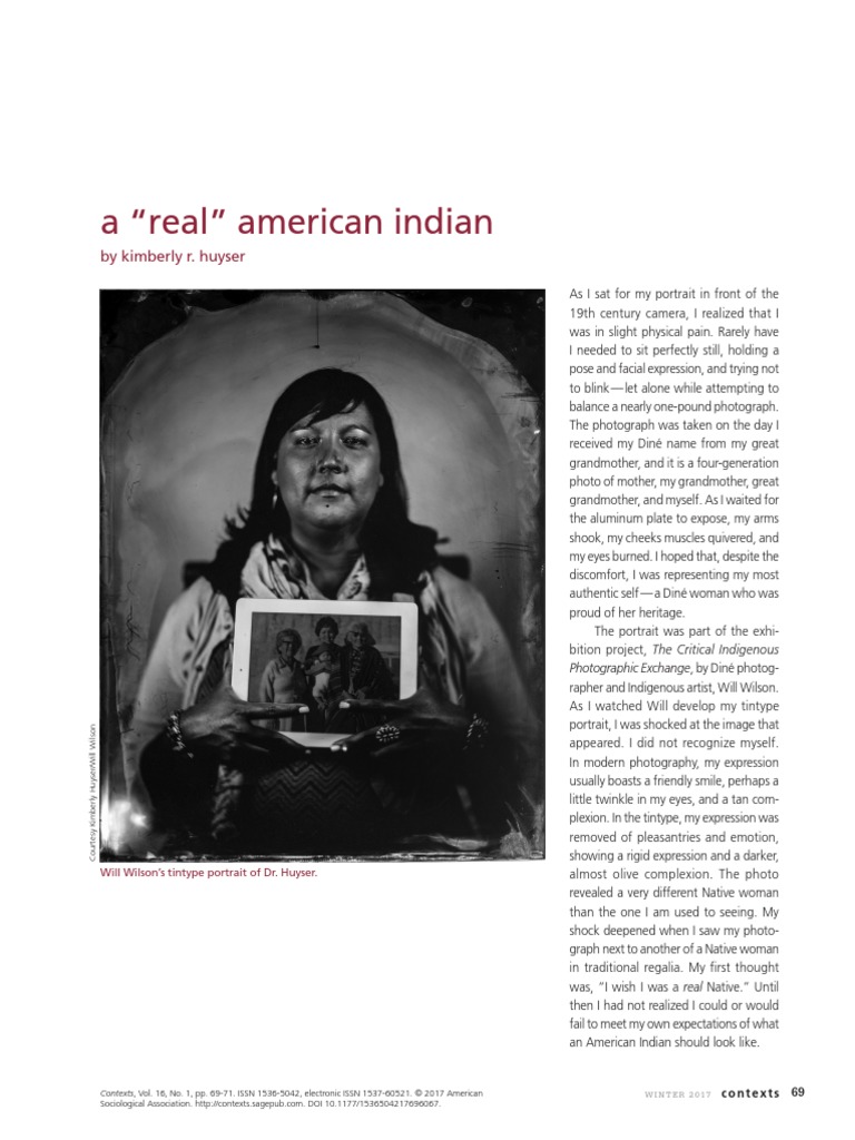 Huyser A Real American Indian Contexts | PDF | Native Americans In The ...
