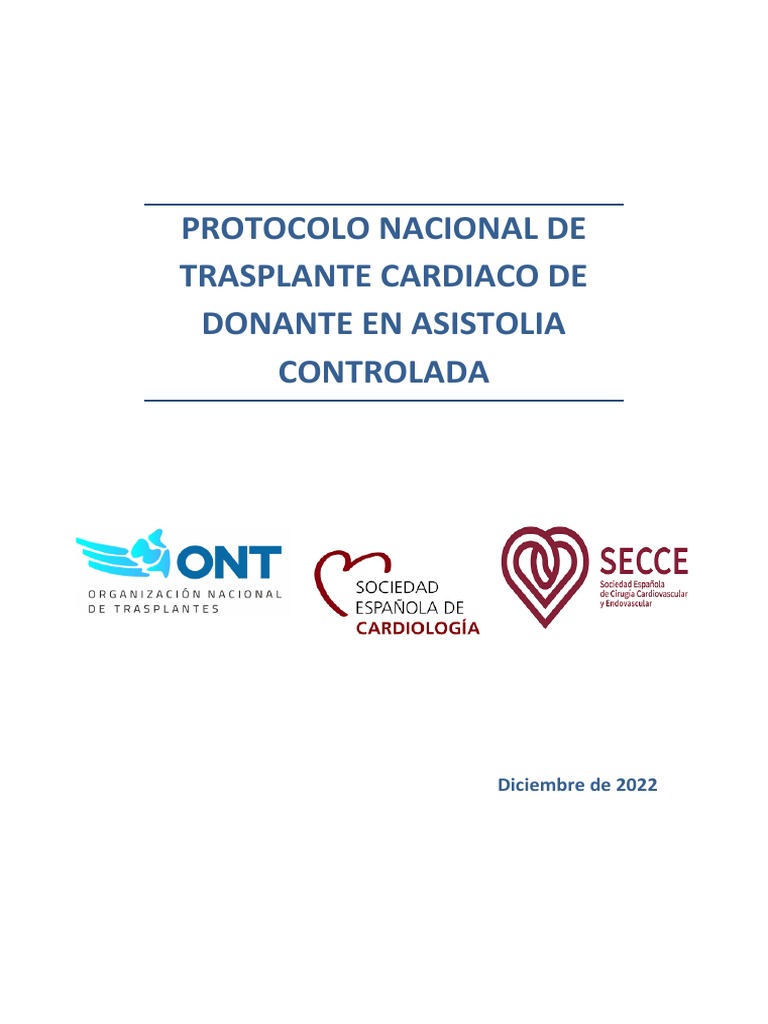PROTOCOLO NAC. TX Cardiaco de DAC | PDF | Vena | Donación