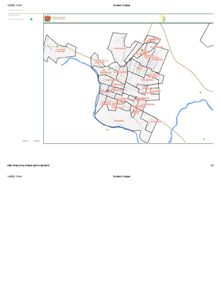 Geoweb Chiapas | PDF