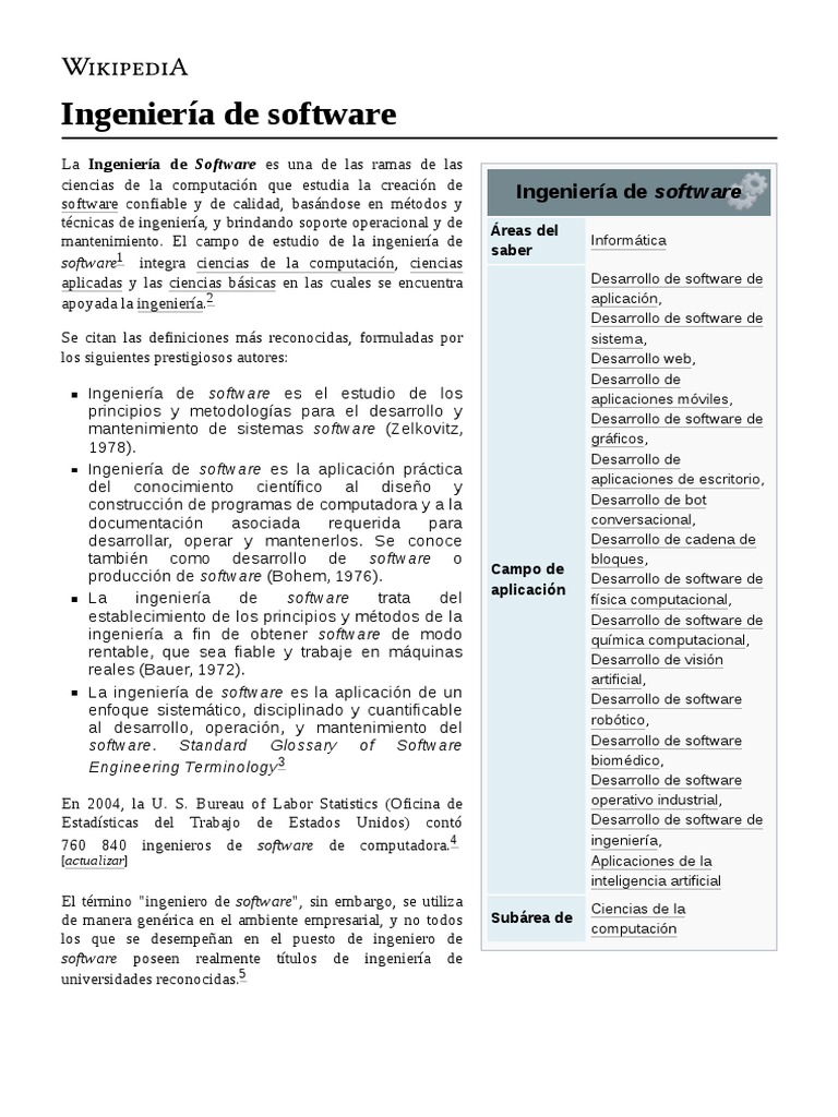 Ingeniería_de_software | PDF | Ingeniería de software | Software