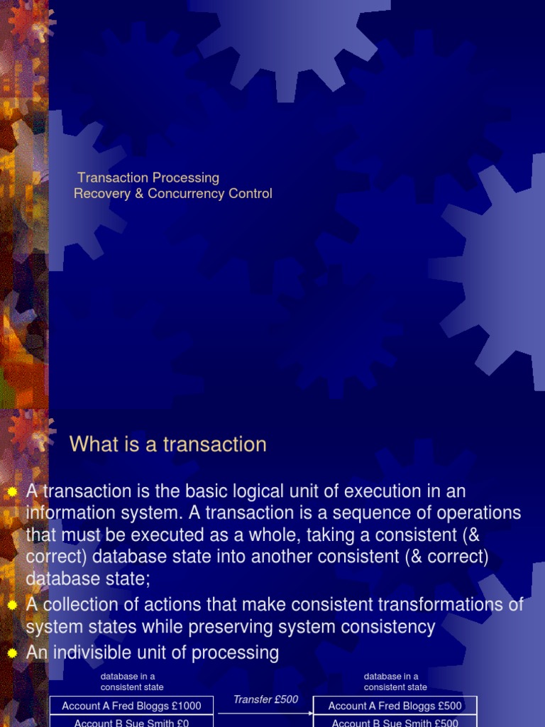 Transactions Pdf Database Transaction Information Management