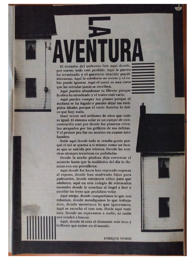 Enrique Symns - La Aventura - CP47 | PDF