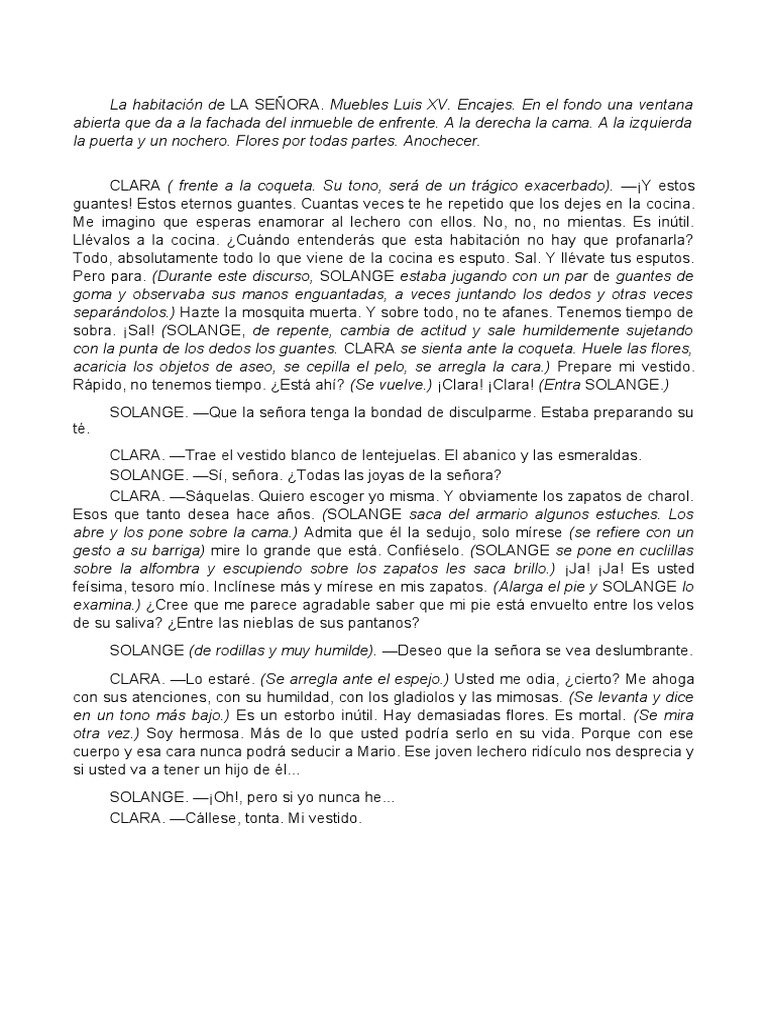 Las Criadas LL | PDF