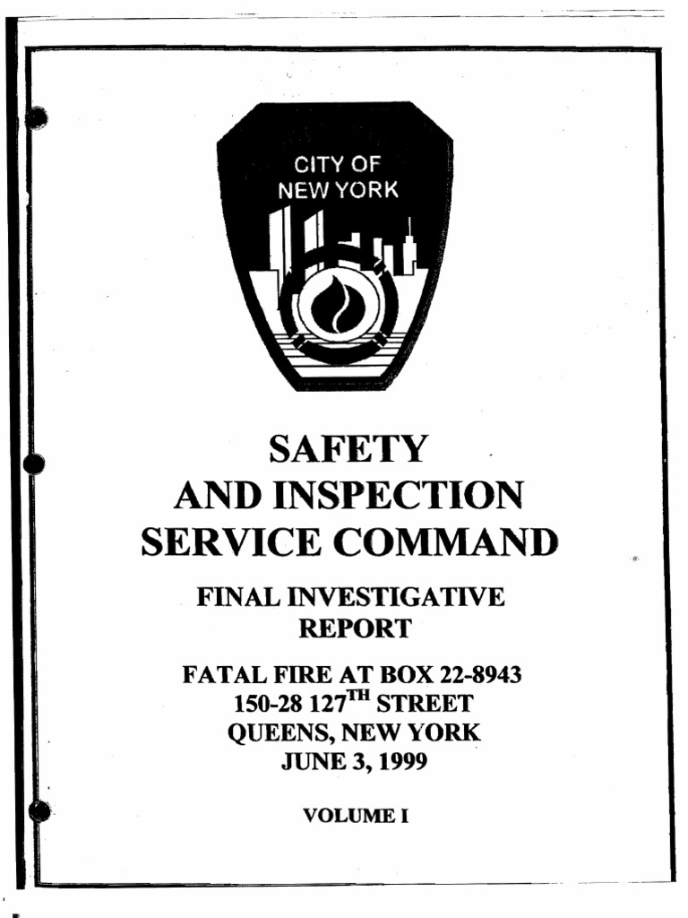 Captain Fowler's Fatal Fire Incident | PDF | New York City Fire ...