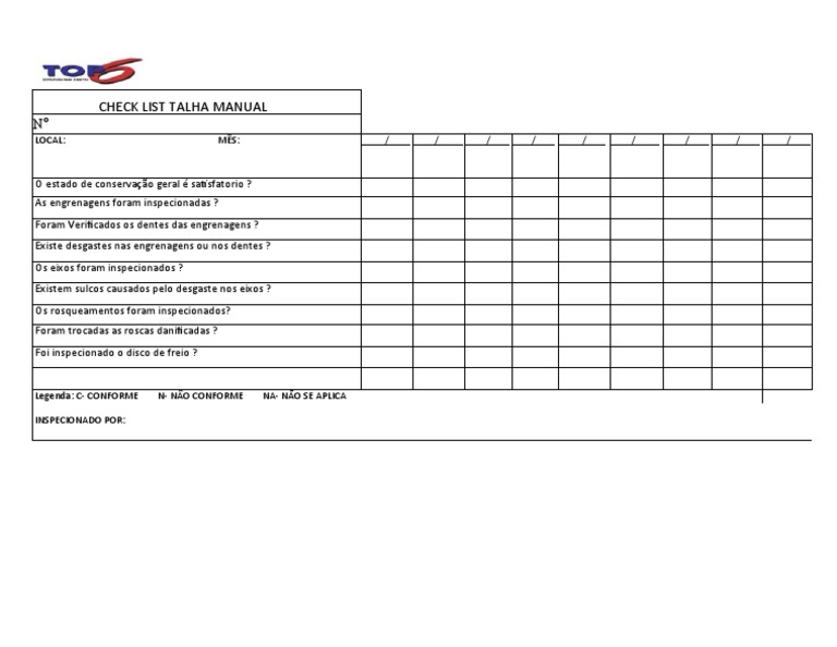 Check List Talha Manual | PDF