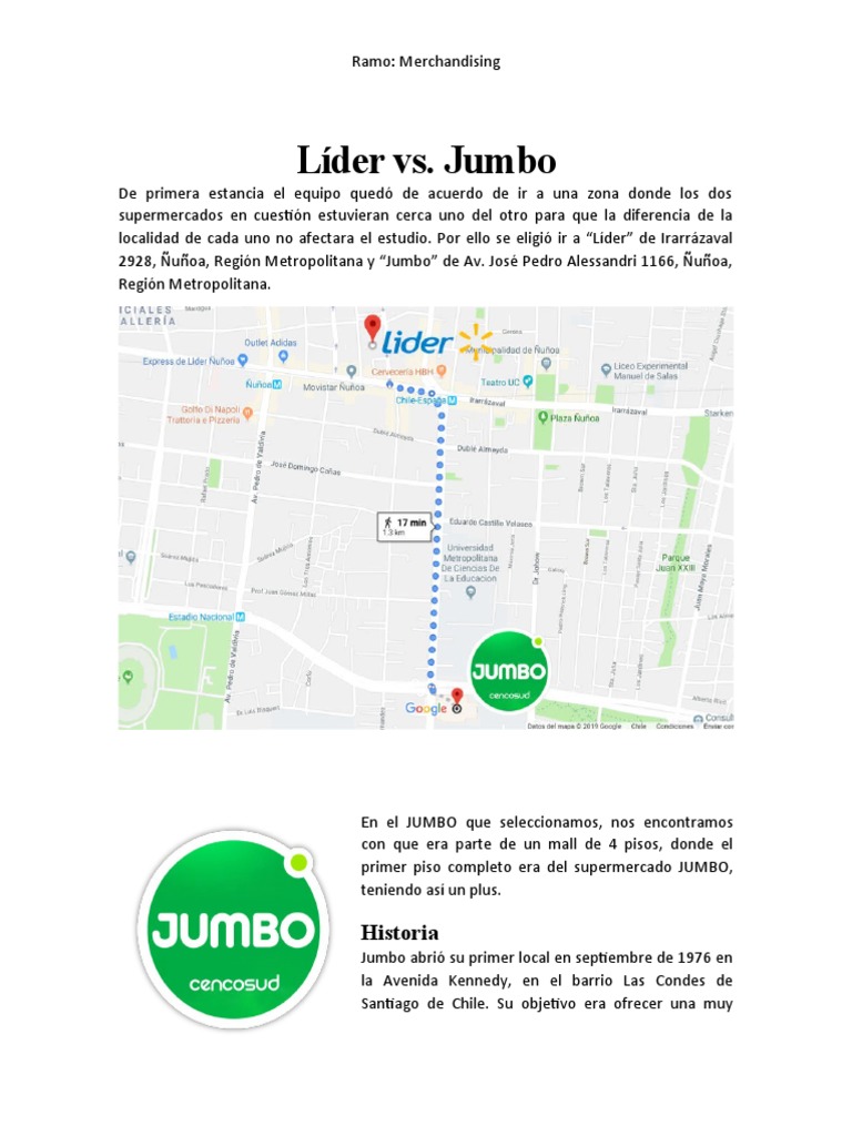 Líder Vs Jumbo | PDF