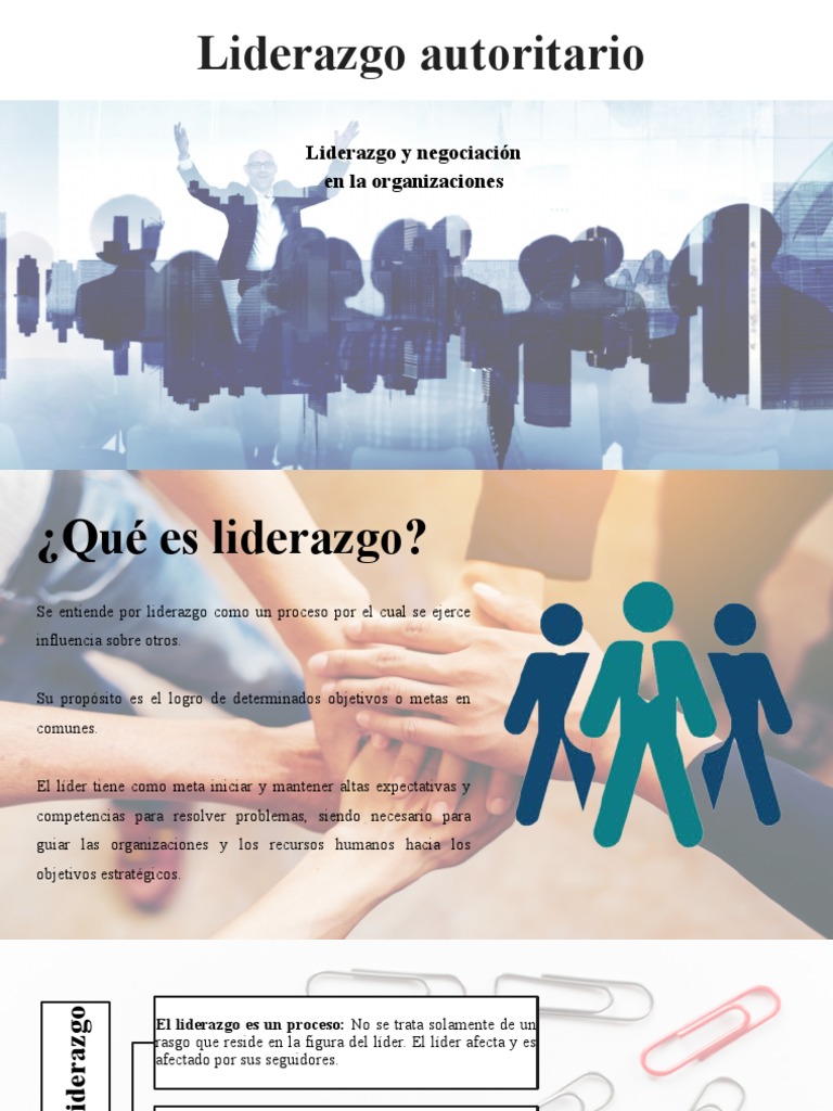 Liderazgo autoritario | PDF | Liderazgo | Autoritarismo
