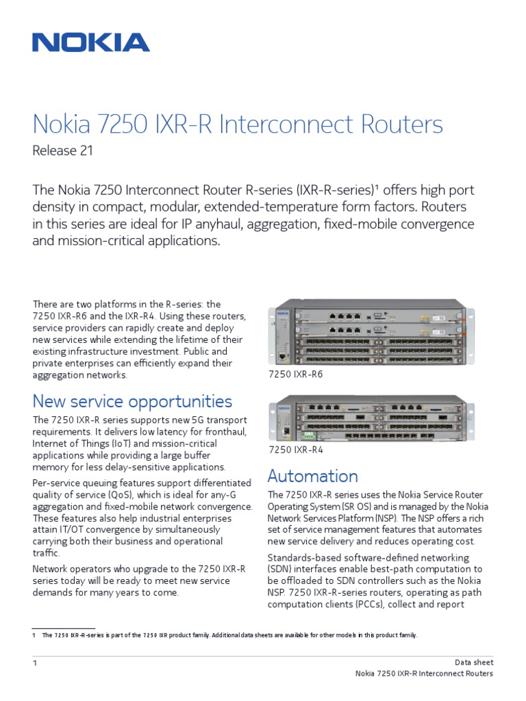 7250 IXR-R Interconnect Routers | PDF