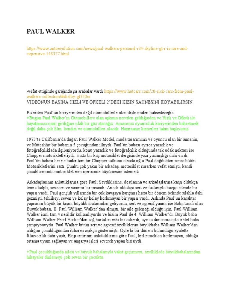 Paul Walker | PDF