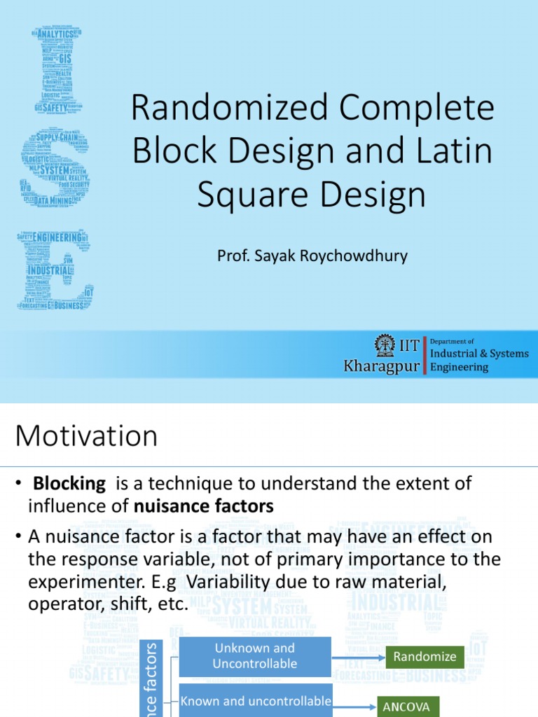 Module04 RandomizedCompleteBlockDesign | PDF | Analysis Of Variance | Errors And Residuals