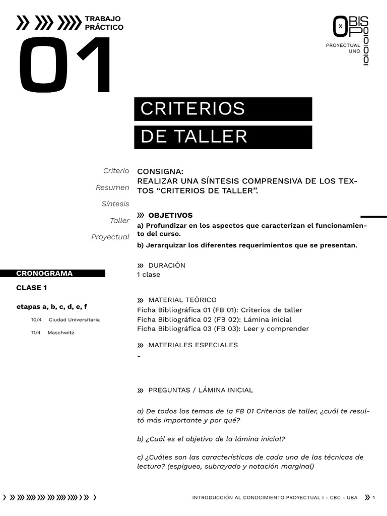 TP01 y FBs 01 02 03 | PDF