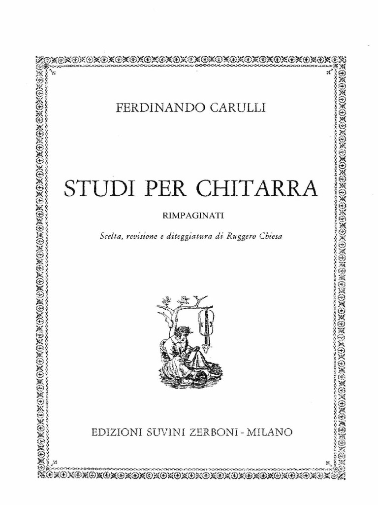 30 Estudios para Guitarra de Ferdinando Carulli | PDF