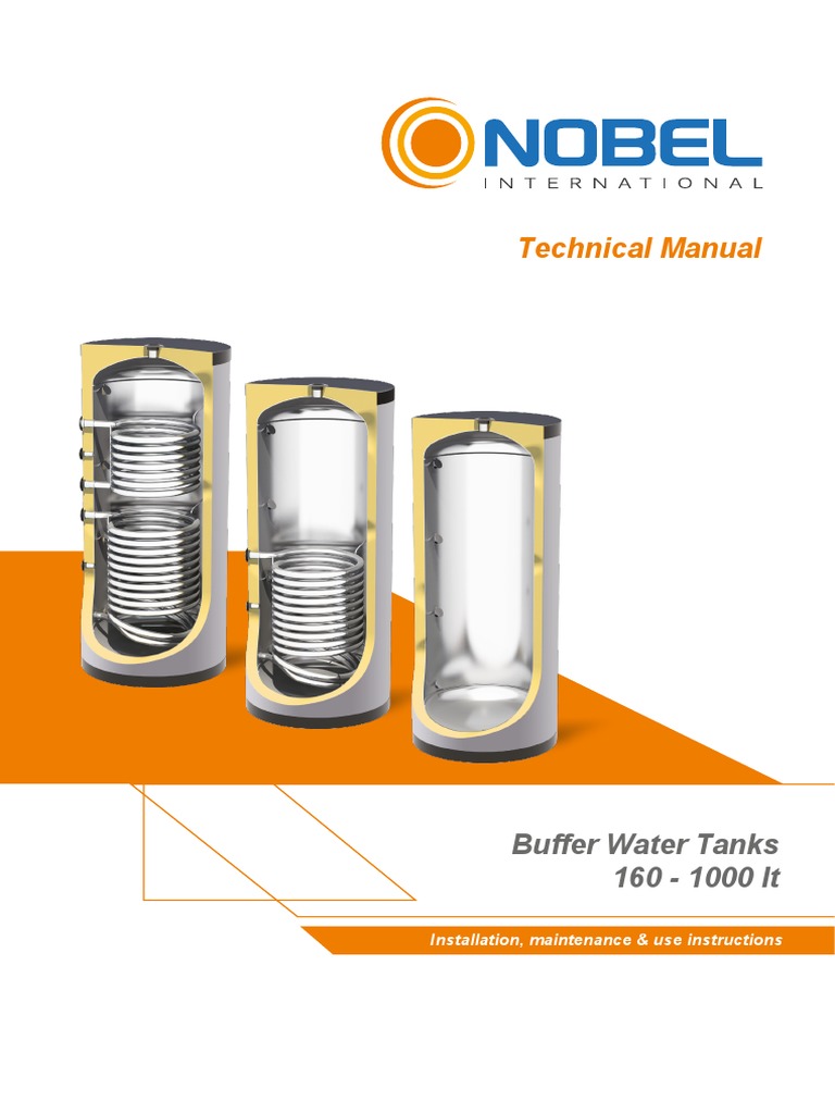 Nobel Buffer 160-2000lt Technical-Manual ENG 30-09-2019 | PDF | Home ...