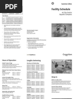 Gordon Head Rec Swim Schedule | PDF | Swimming