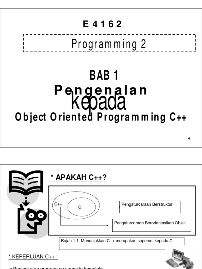Bab1-Pengenalan OOP | PDF