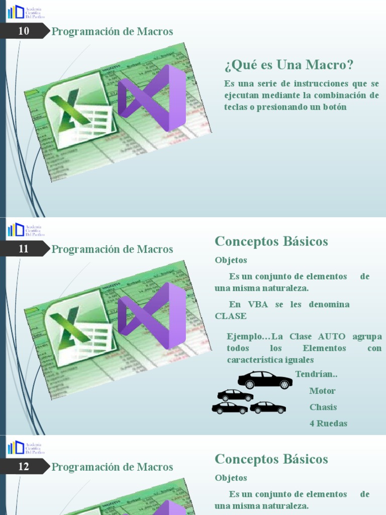 Clase 02 Excel Avanzado Pdf Macro Informática Visual Basic Para 