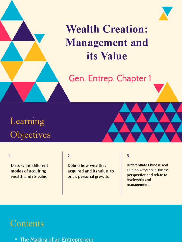 Entrepreneurship Chapter 1 | PDF | Entrepreneurship | Cognition