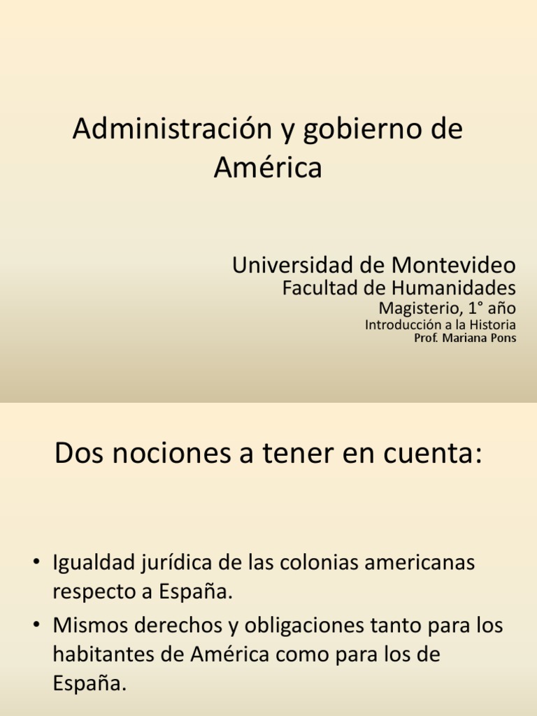 Administración y Gobierno de América | PDF | Gobierno