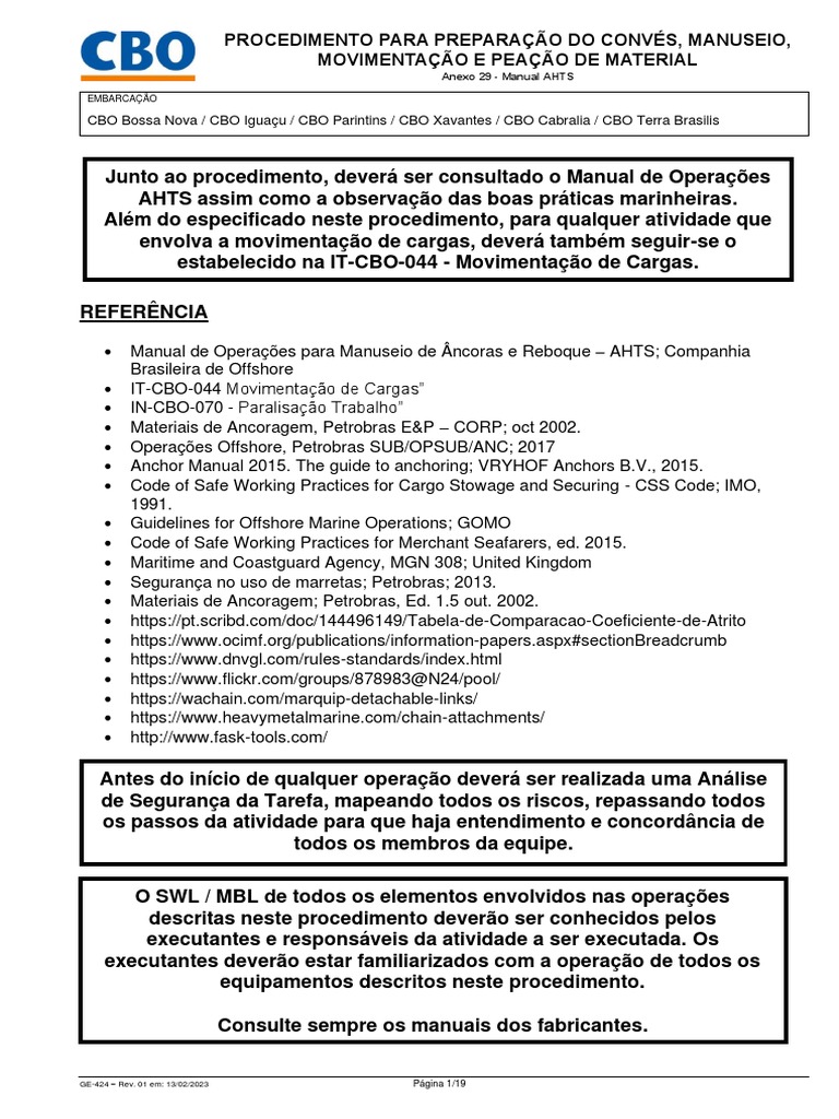 Manuseio e Movimentação de Materiais AHTS | PDF | Guindaste (máquina ...
