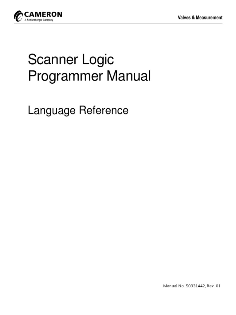 Scanner Logic Programmer Manual | PDF | Data Type | Computer Program Scanner Logic Programmer Manual | PDF | Data Type | Computer Program