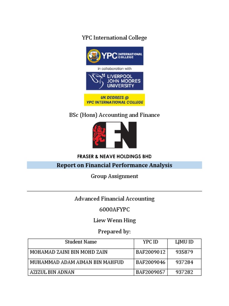 Zaini Zain (BAF2009012) Adv. Fin. Acc Group Assignment (UPDATED) | Descargar gratis PDF ...