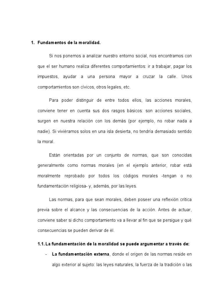 Fundamentos de La Moralidad | PDF | Moralidad | Libertad