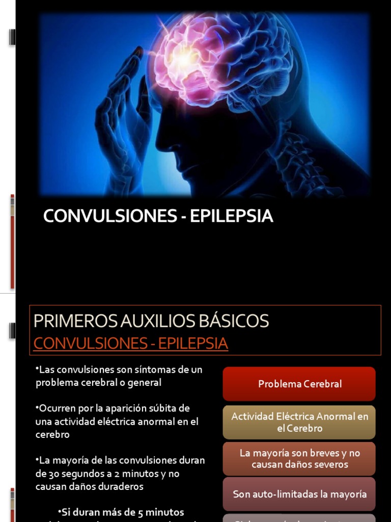 Primeros Auxilios para Convulsiones | PDF