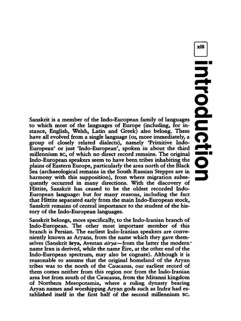 Beginning Sanskrit Excerpt | PDF