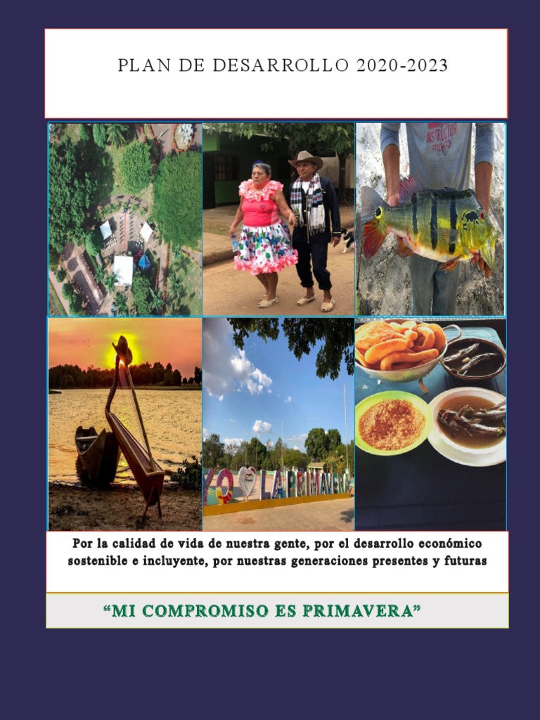 PDM La Primavera Vichada Mi Compromiso Es Primavera 20202023 Fernando ...
